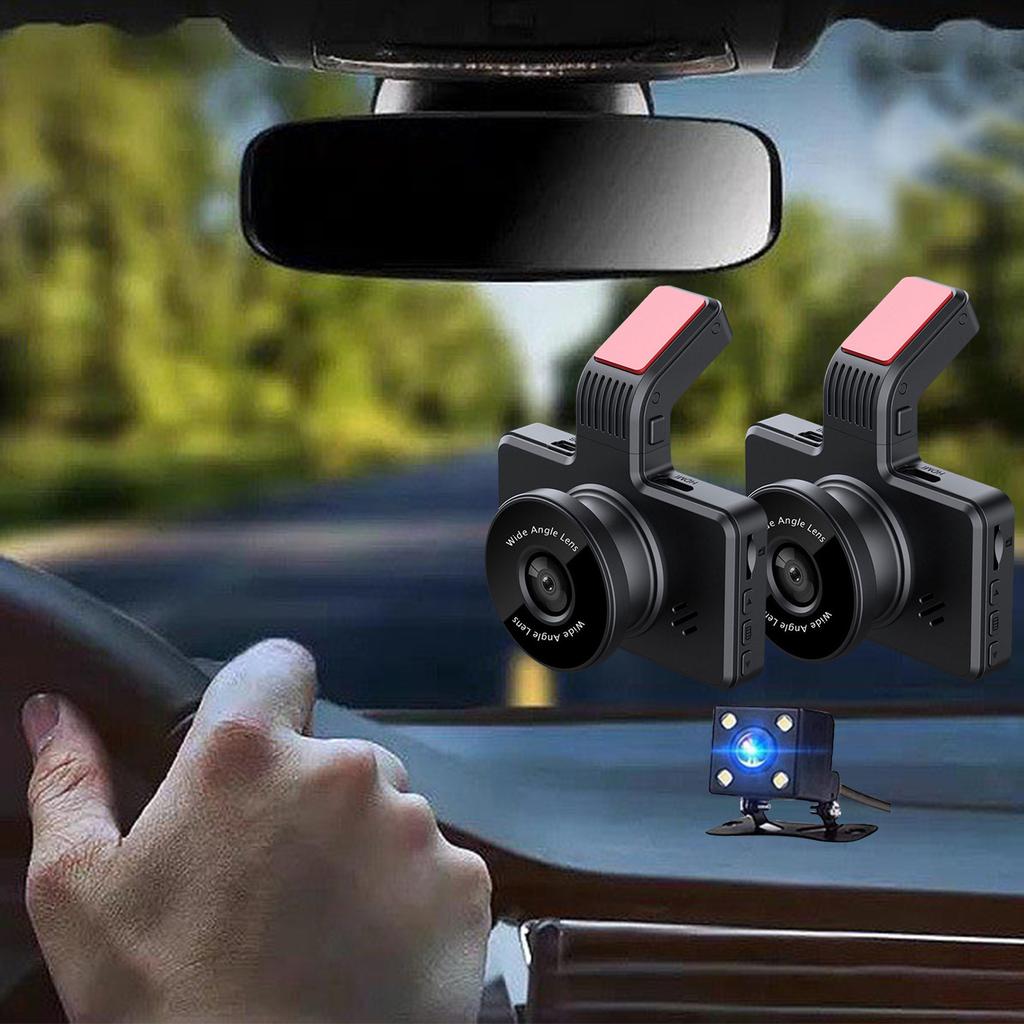 Dash Cam 1080P FHD DVR Автомобиль Вождение Рекордер 3-дюймовый IPS ...