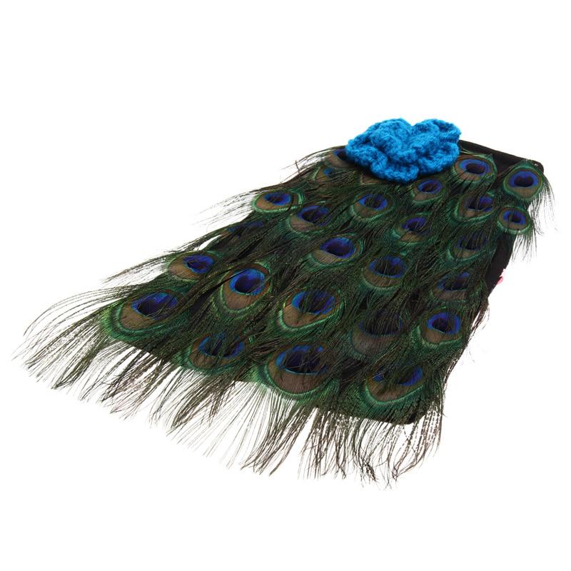 Buy 0 To 12 Months Baby Peacock Photo Props Newborn Baby Crochet Knit ...