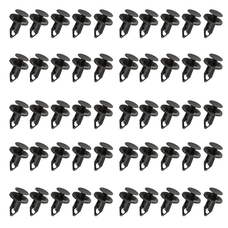 Buy 50Pcs 8mm ATV UTV Car Shield Push Pin Rivet Retainer Clip for Panel ...