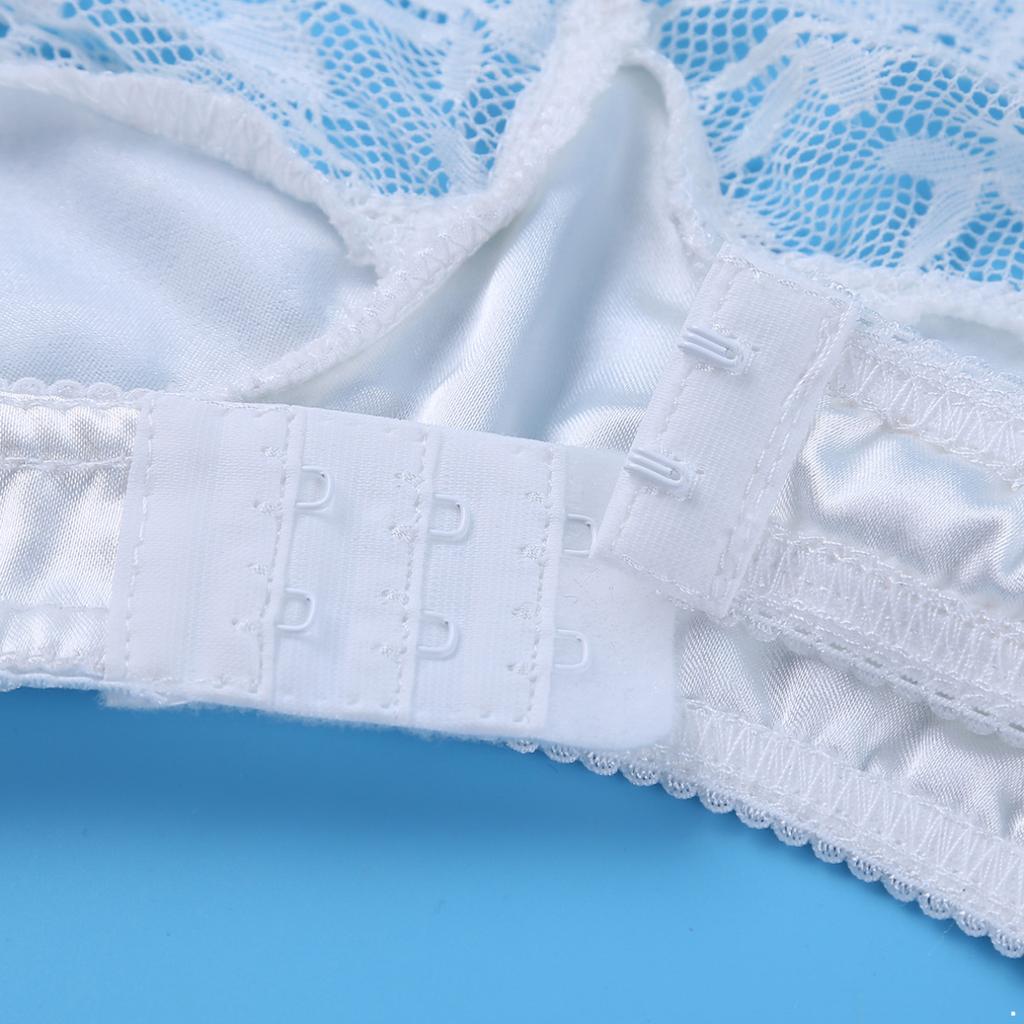 Buy Mens Adjustable Spaghetti Straps Soft Floral Lace Lingerie Wire ...