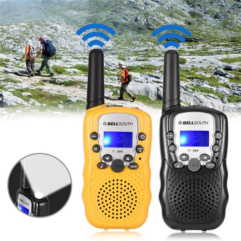 Buy 2PCS 3KM Range Multi-Channels Mini Walkie Talkies 2-Way Radio Kids ...