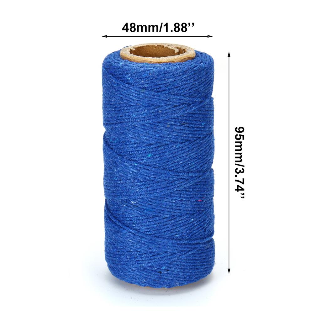 Buy 100mm Pure Cotton Twisted Cord Rope Crafts Macrame String ...