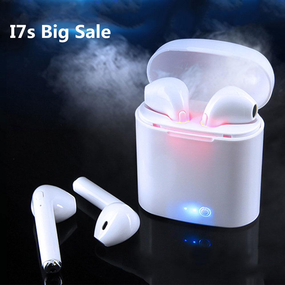 Buy I7s Bluetooth Earphones REAL Stereo In Ear Headset With Charger Box ...