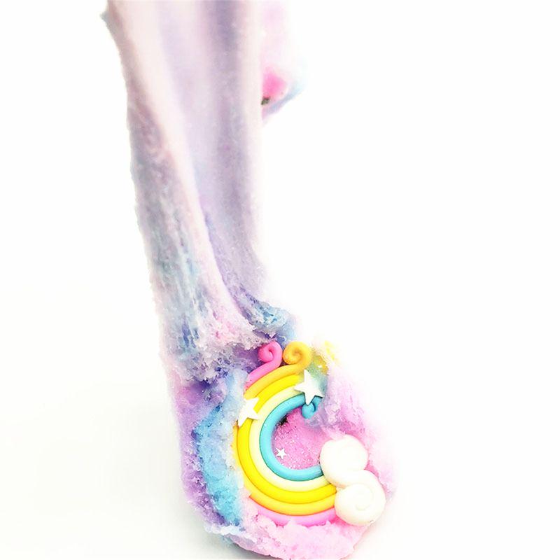 Buy Rainbow Wire Drawing Mud Slime Snow Mud Thousand Silk Slime Slime ...