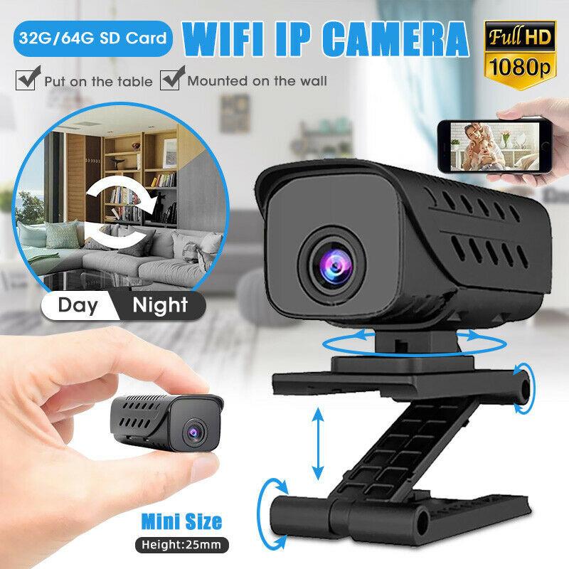 Mini Hidden Wifi 1080p Hd Ip Camera Motion Sensor Wireless Home ...