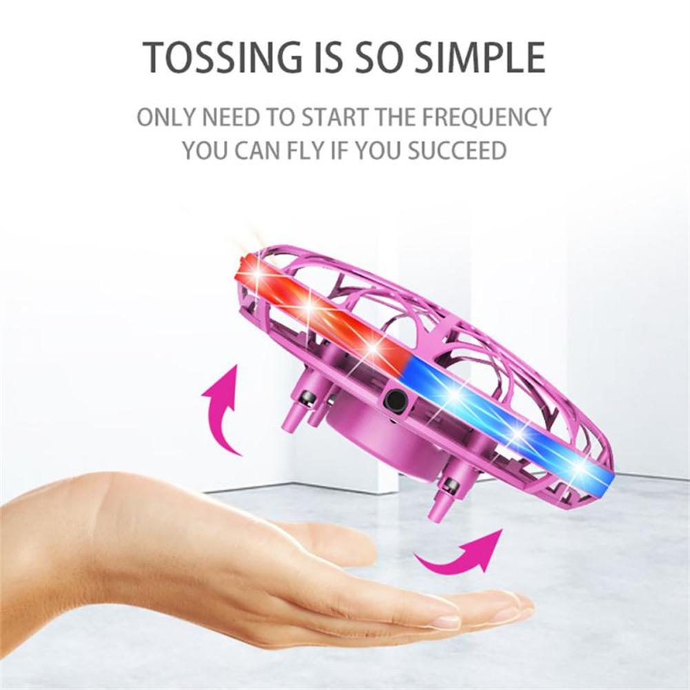 Satın alın UFO Mini Flying Ball Induction Handle Remote Control Dual Model LED Suspension RC ...