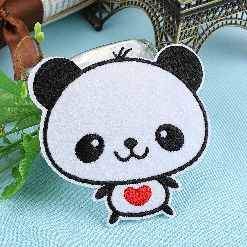 Buy Embroidery Patch Decoration Garment Iron On Craft Applique Panda ...