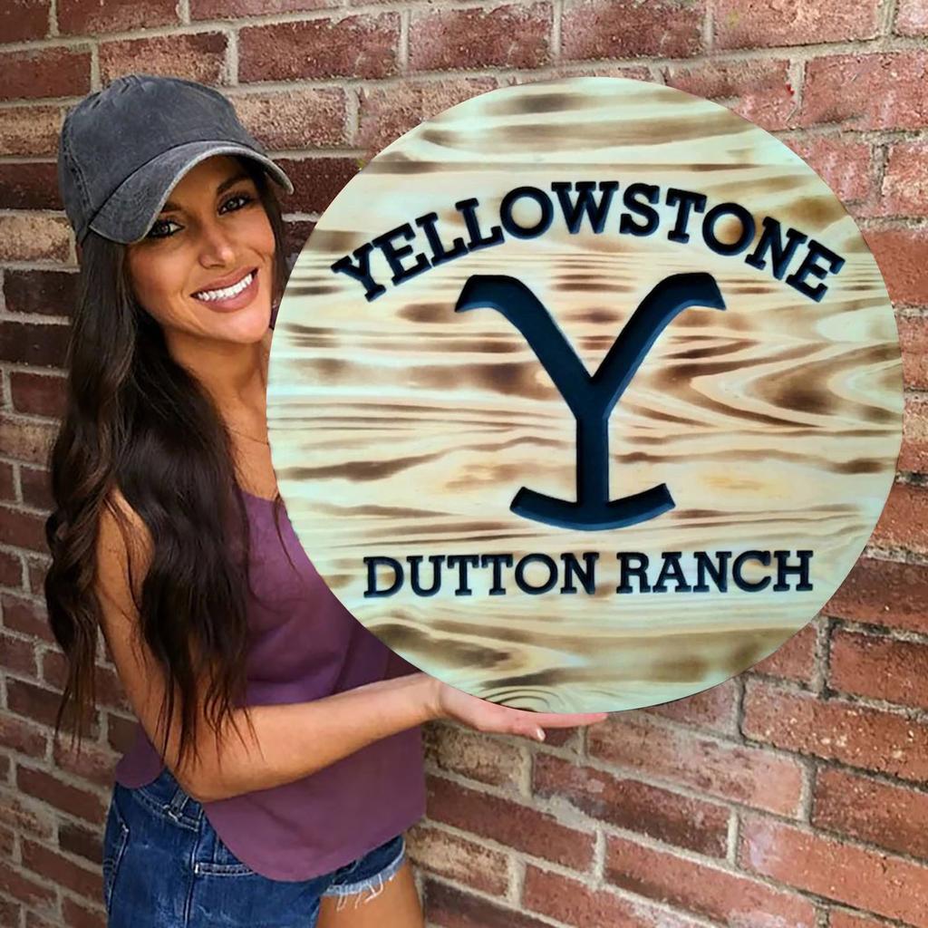 Buy Yellowstone Dutton Ranch Wooden Sign Printing Wood Wall Hanging ...