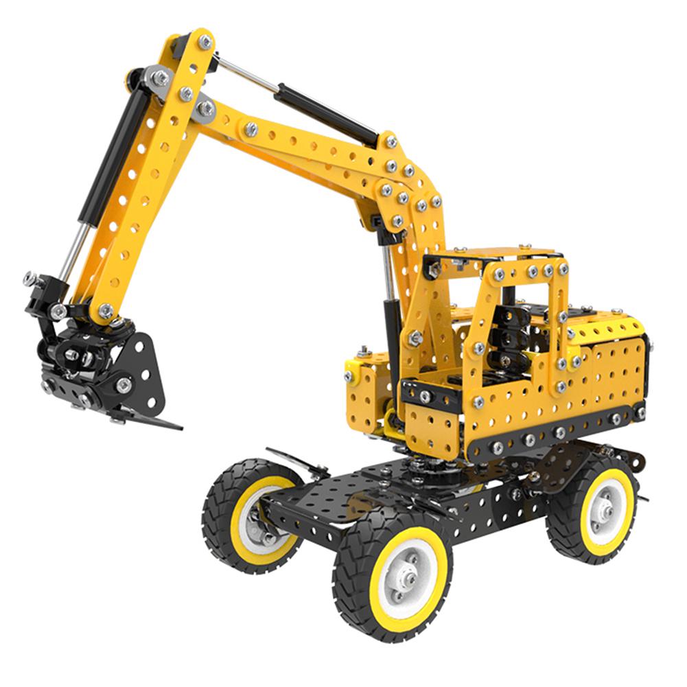 Buy 502PCS DIY Excavator Alloy Assembled Building Blocks at affordable ...