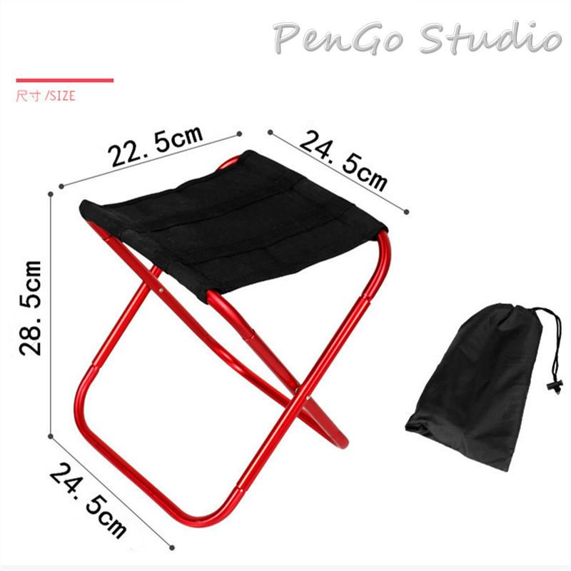 Buy Portable Folding Fishing Chair Lightweight Picnic Camping Chair ...