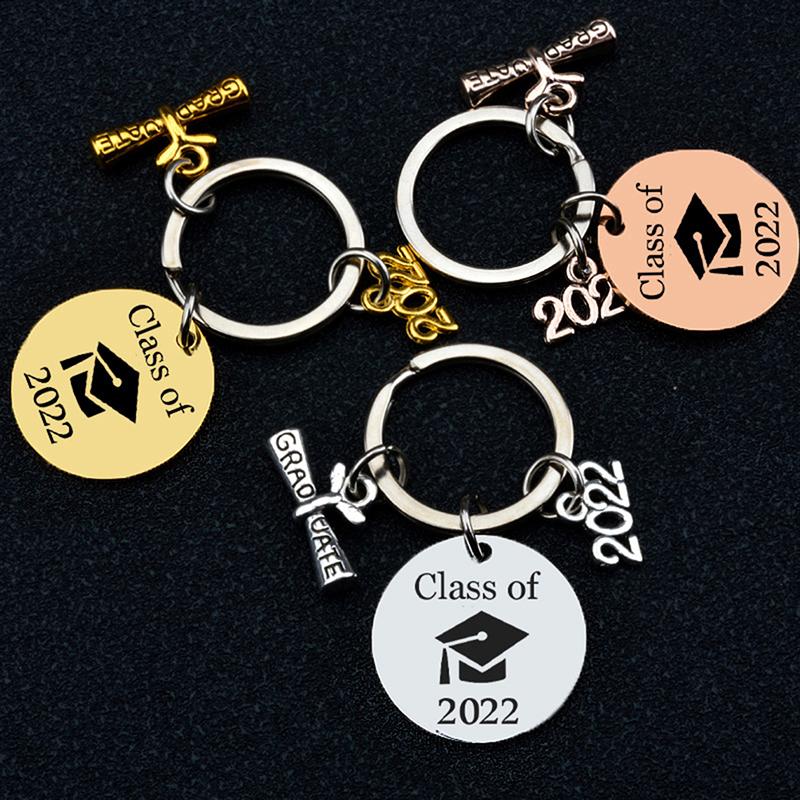 Keyring Graduate Gift Stainless Steel Keychains Class Of 2022 Souvenir ...