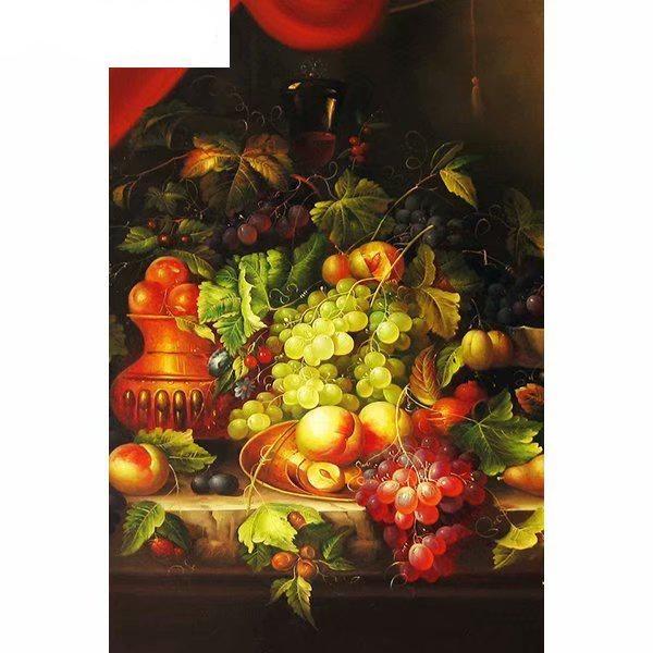 Satın alın DIY 5D Round Diamond Painting Classical Fruits Embroidery ...