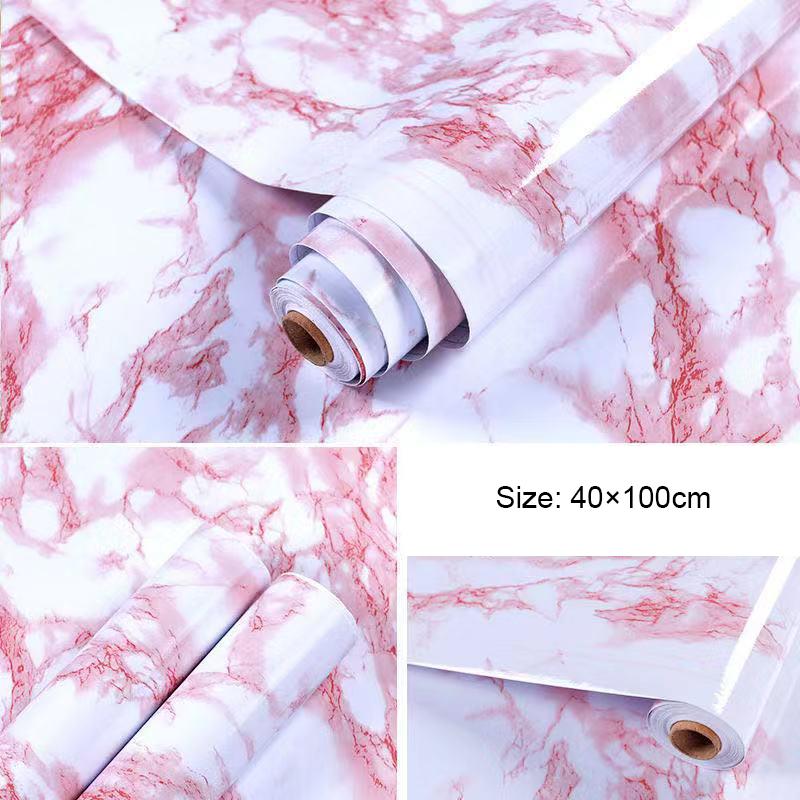 Cheap Self Adhesive Oil Resistant Wallpaper Marble Pattern Wallpaper ...