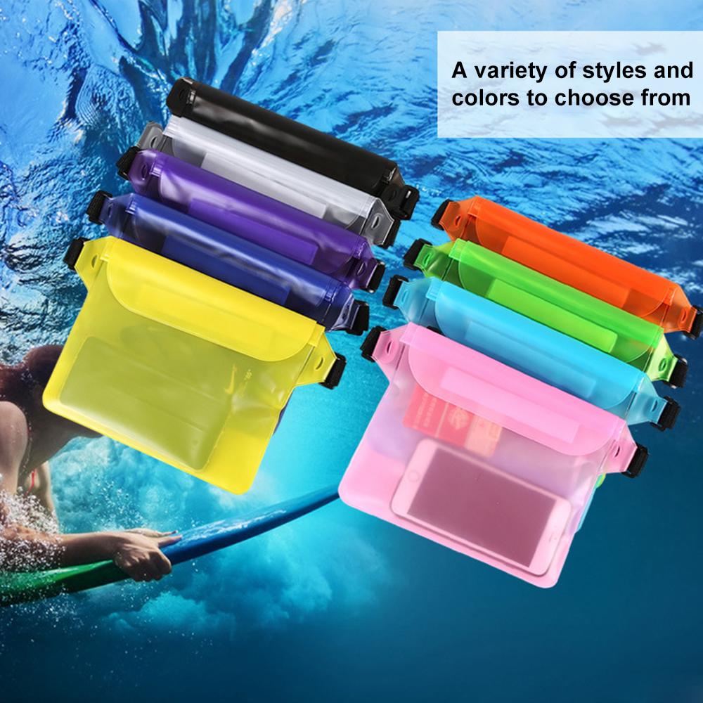 Buy Outdoor Waterproof Belt Bag Three-Layer Sealed PVC Storage ...