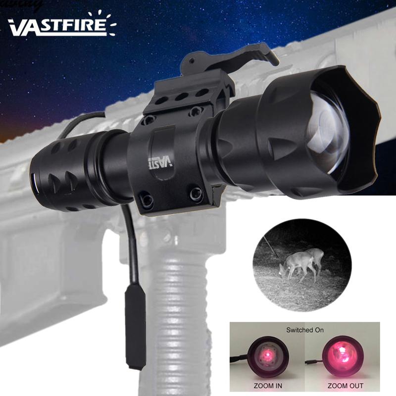 Buy 7W 850nm Infrared Radiation IR Lamp 400 yards Zoomable Focus Night ...