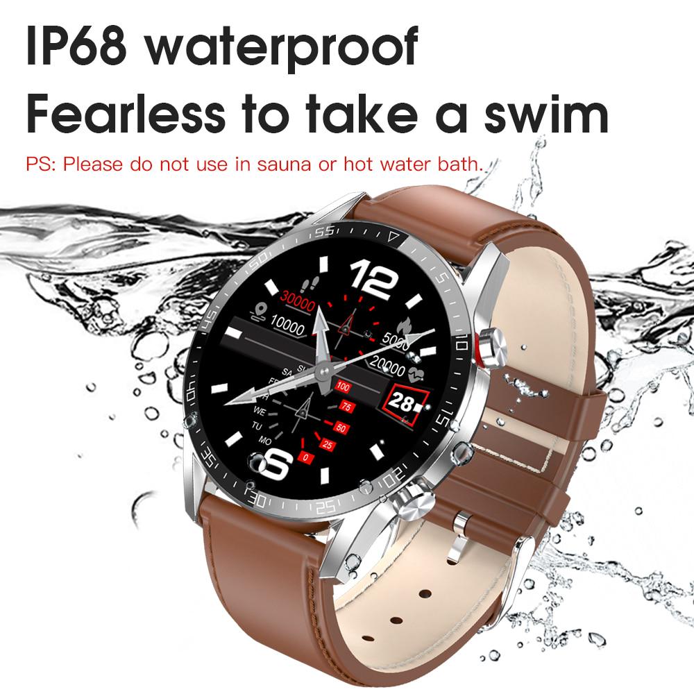 Buy Smart Watch Men IP68 Waterproof ECG PPG Bluetooth Call Blood ...