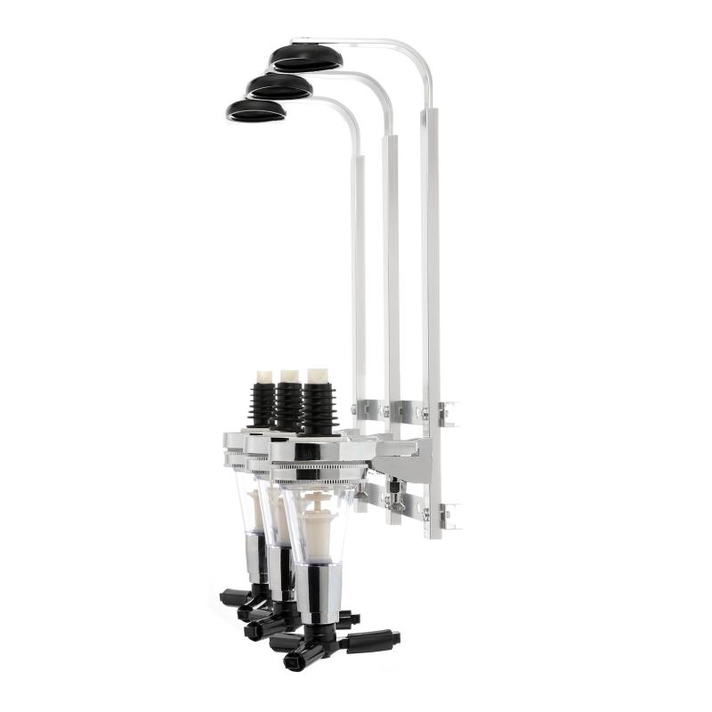 30ml measurement 3 straight row wall hanging wine rack pourer Mounted ...