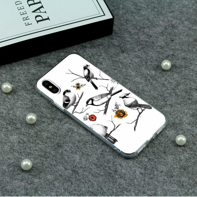 Buy Cute Bird Phone Case For Iphone Xs/xr/plus/7/6/5 TPU Soft Back ...