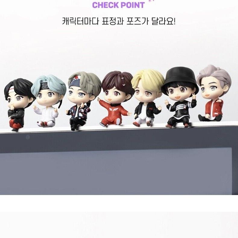 Buy BTS TinyTAN MIC Drop Characters Monitor/Desktop Mini Figures at affordable prices — free ...