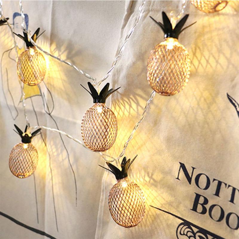 Buy Stylish Pineapple String Lights with Warm White Light Night Lamp ...