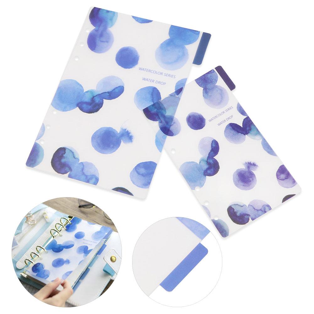 Buy Refillable Category Pages Ring Binder Notebook Paging Separator ...