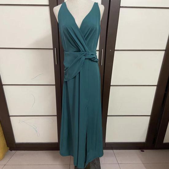 Cheap Gorgeous Strap Elegant Sleeveless High Split Full Length Prom ...