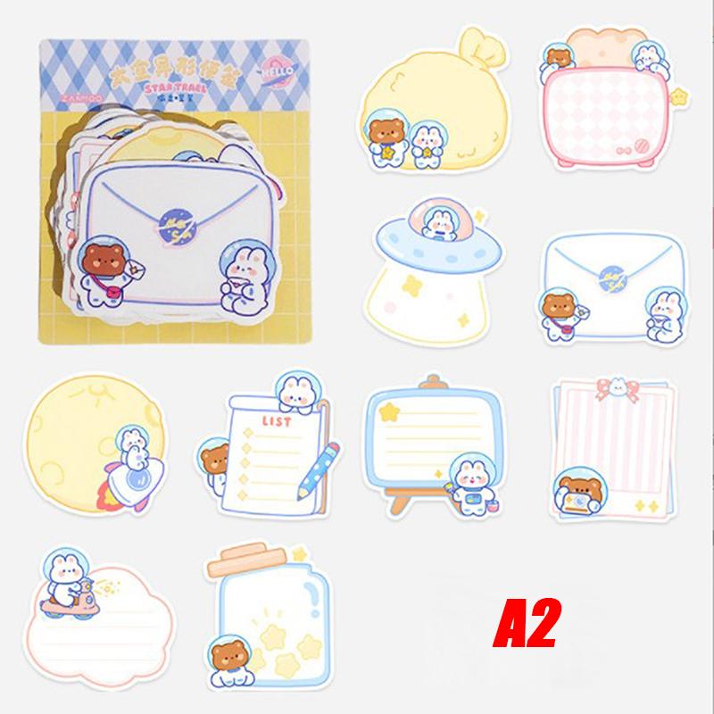 Buy 100 Sheets Cute Girl Note Paper Hand Account Stickers Cartoon Plan ...