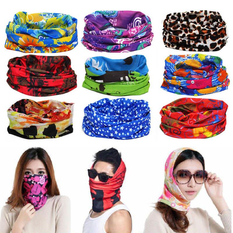 Neck Scarf Wristband Head band Head Wrap Bandana Sunscreen Face Mask ...