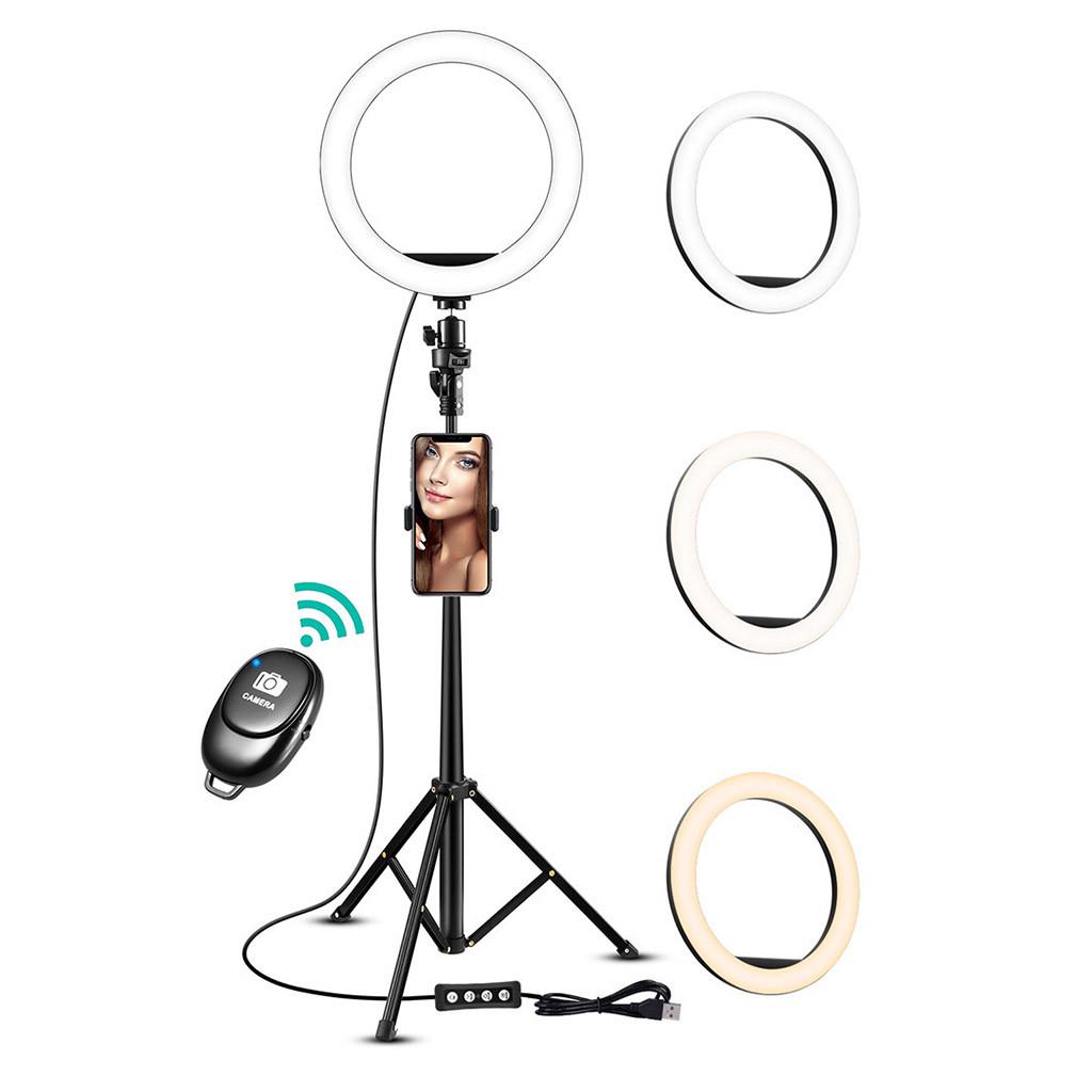 Buy 10.2 Inch Selfie Ring Light with Tripod Stand for Live Sream Makeup ...