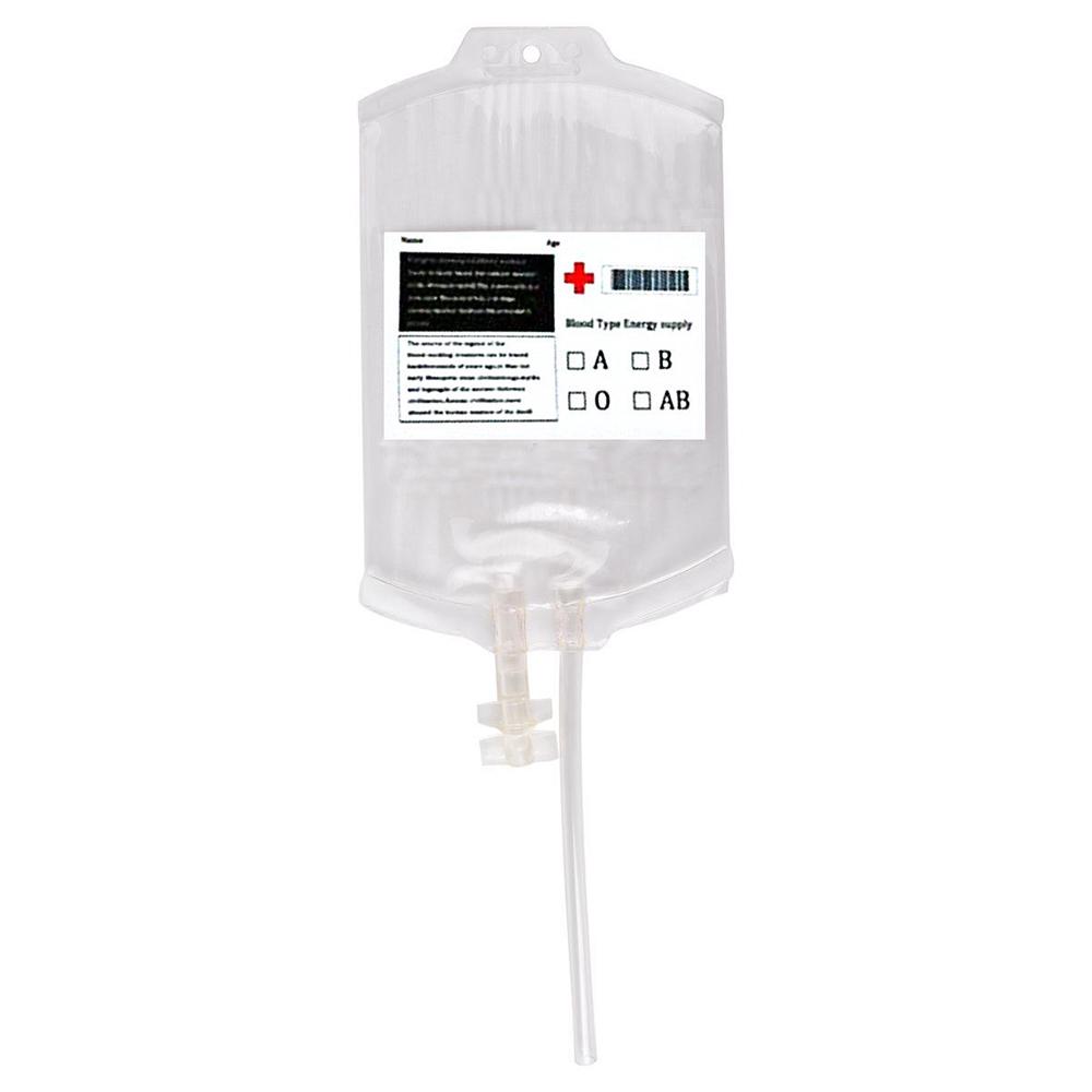 Buy 10PCS Blood Bag Drink Container Clear Food Grade PVC 350ml ...