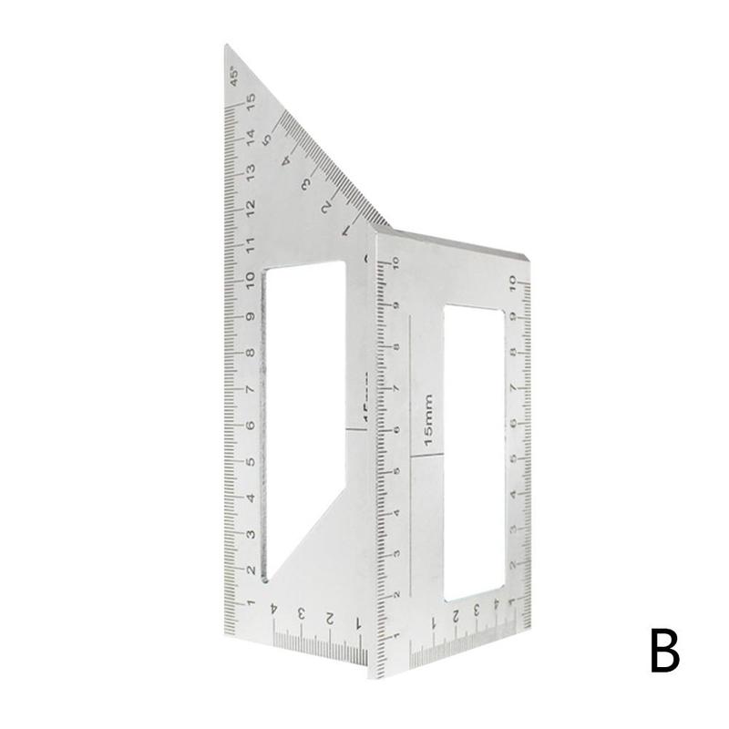 Cheap T-type 3D 45+90 Degree Mitre Angle Measuring Square Measuring ...