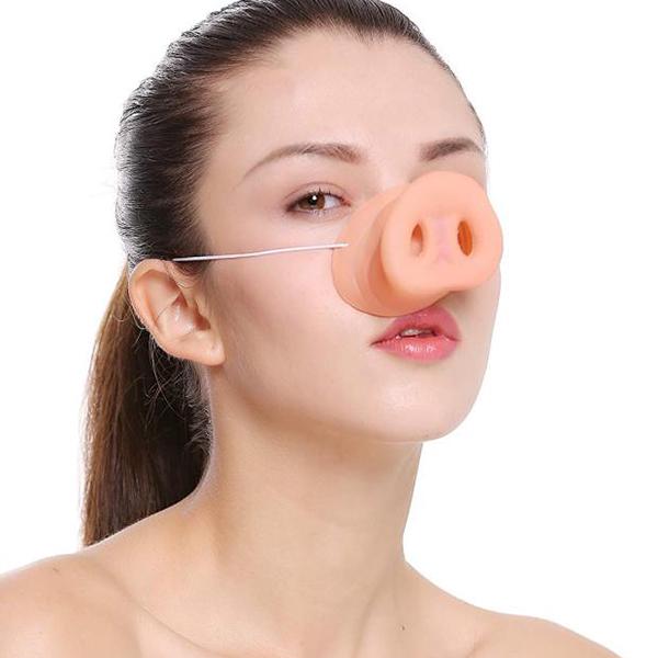 Buy Halloween Latex Pig Nose Pig Nose Costume Rubber Latex Nose Muzzle ...