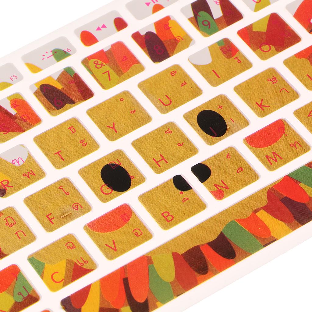 Buy Thai Language Keyboard Cover Skin Protector for Apple Macbook Air ...