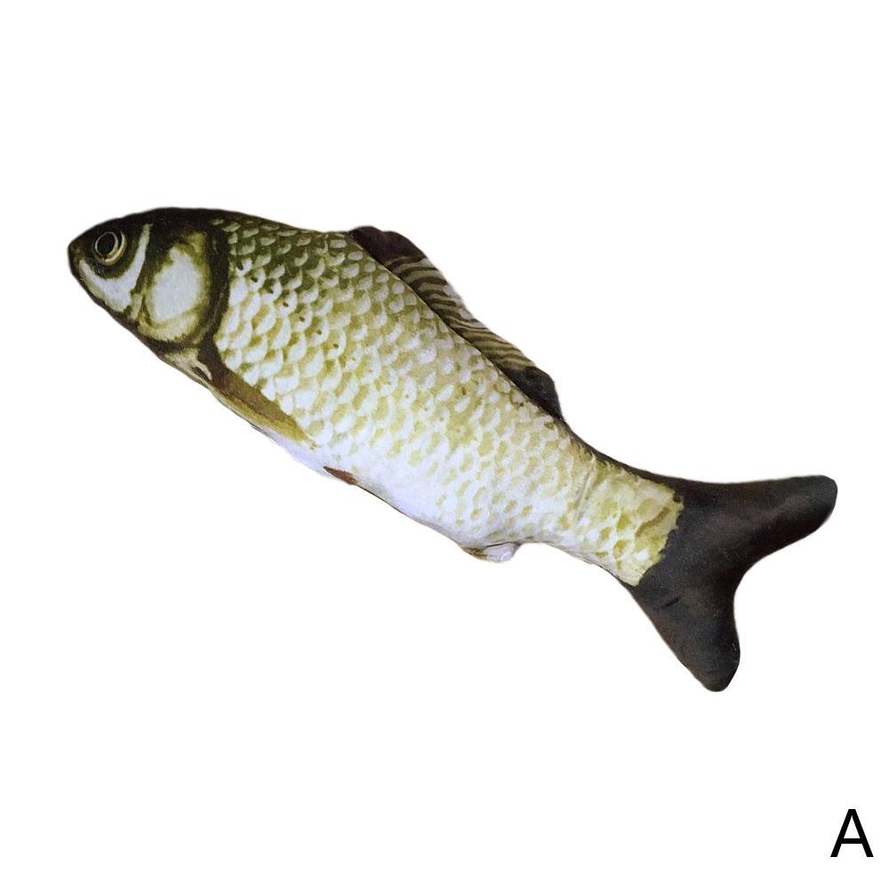 Buy Cat Favor Fish Toy Stuffed Fish Shape Cat Scratch Board toys Post ...