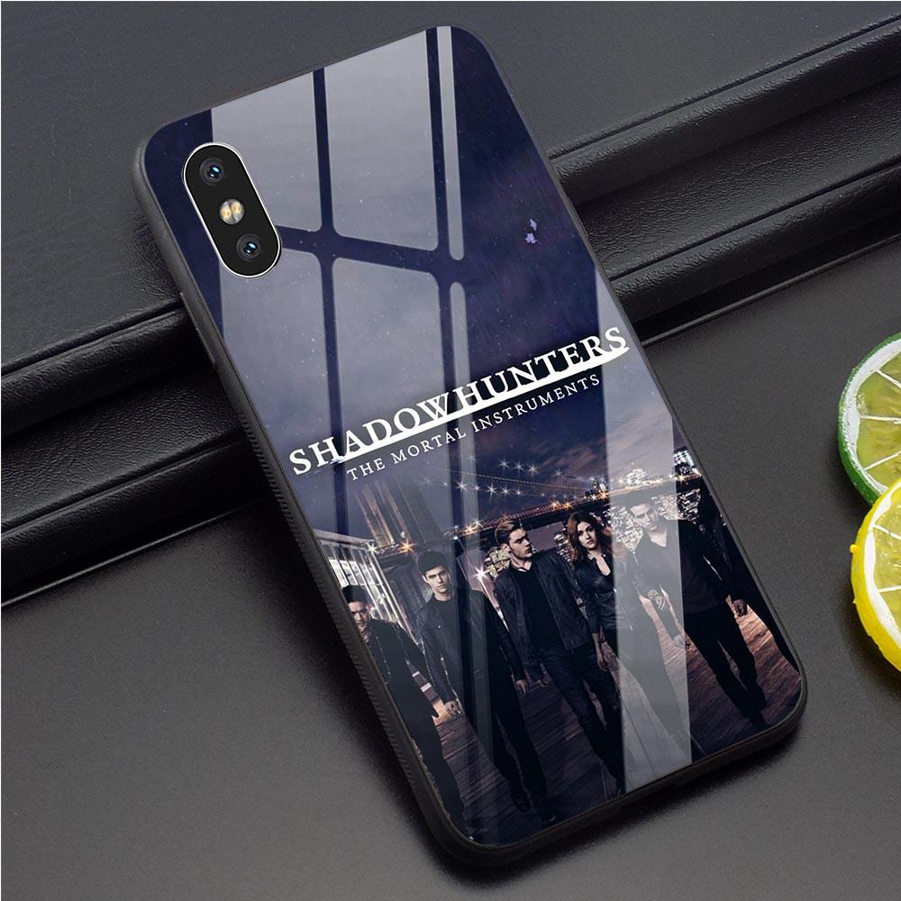 Shadowhunters Cute Glass Phone Case for Samsung A50 Note 8 S7 Edge S8 ...