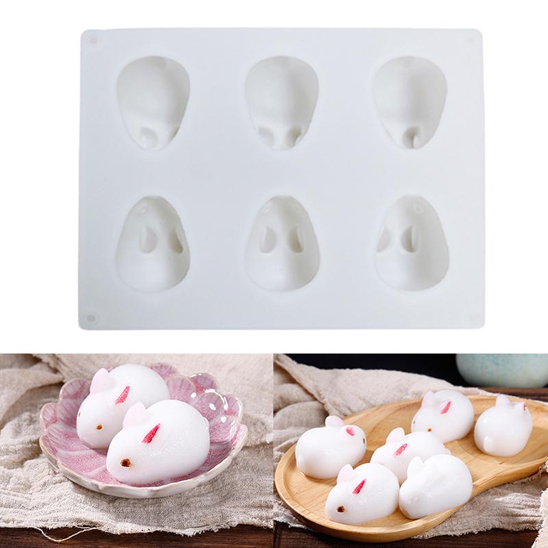 Buy 3D Rabbit Mousse Dessert Mould Candy Chocolate Ice Cream Moulds ...