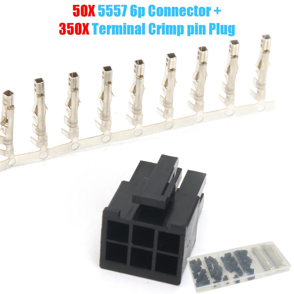 50Pcs 2.54mm 5557 6P 6 Pin ATX EPS PCI E Connector and 300Pcs 5557 ...