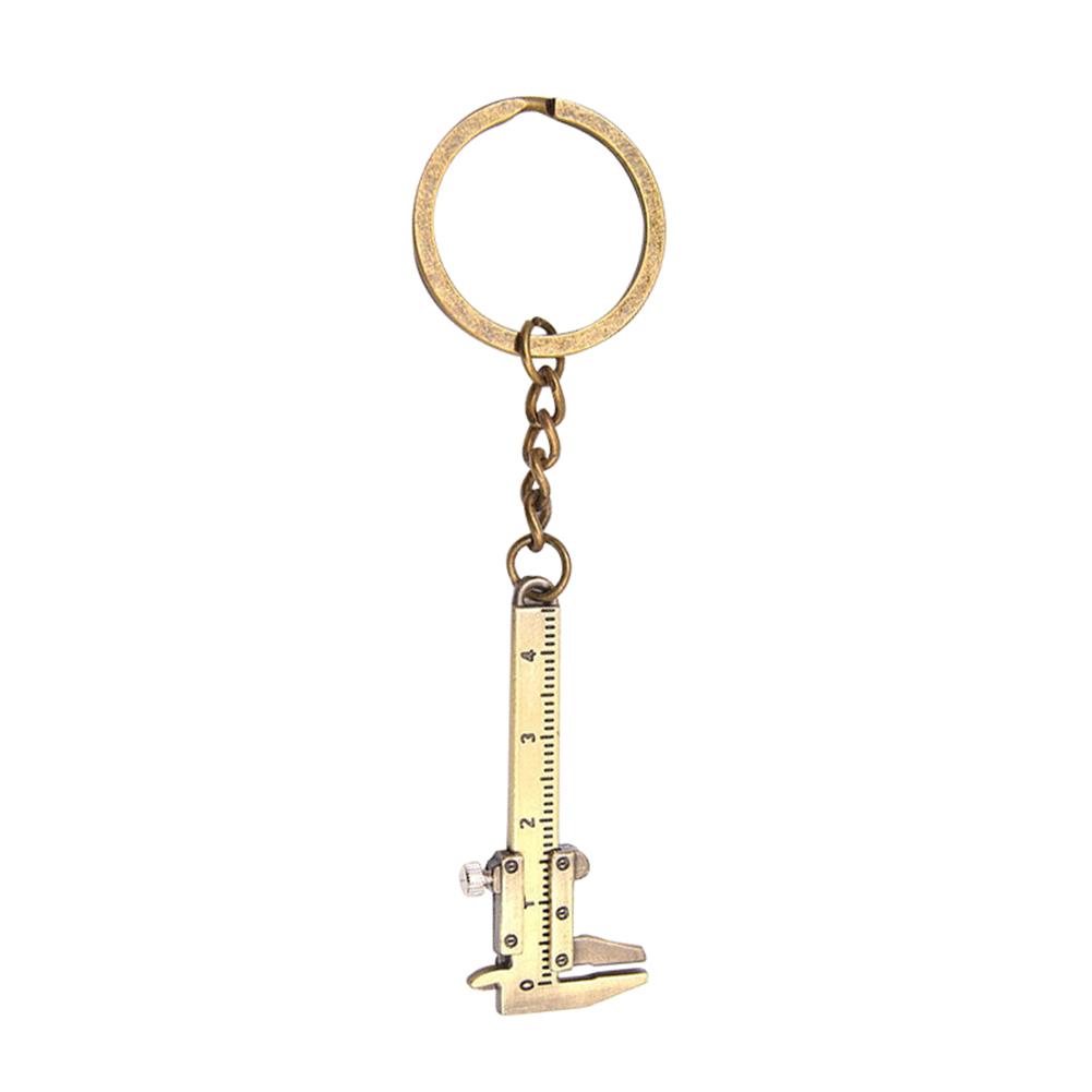 Satın alın Mini Portable Zinc Alloy Vernier Caliper Key Chain Slide ...
