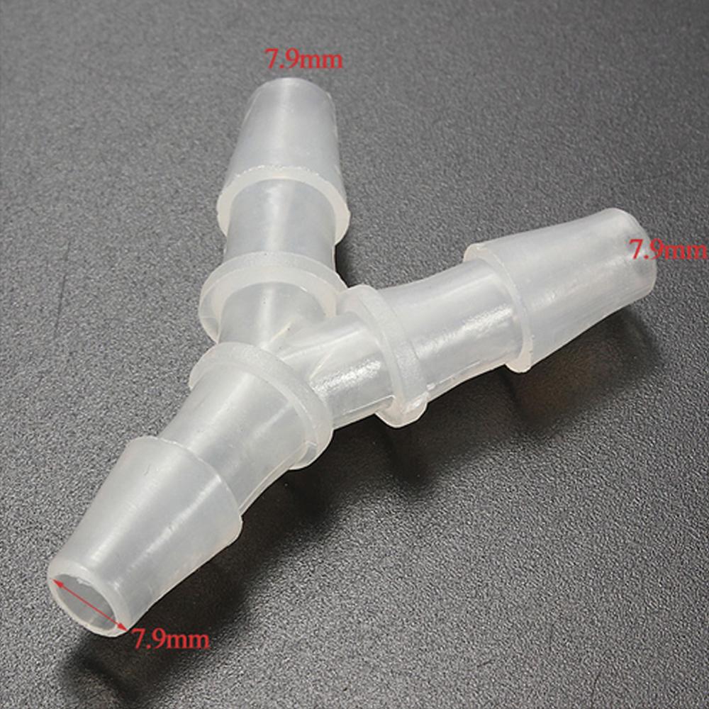 Buy Plastic Y-Shaped Connector Tubes Hose Pipe Fitting Coupler Joiner ...