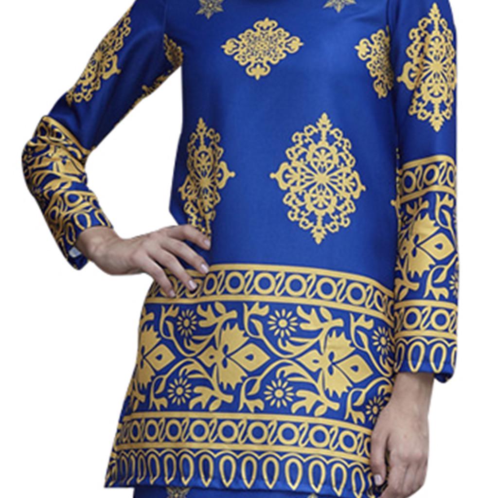 Buy Women Muslim Arab Islamic Middle East Long Sleeve Two Piece Set