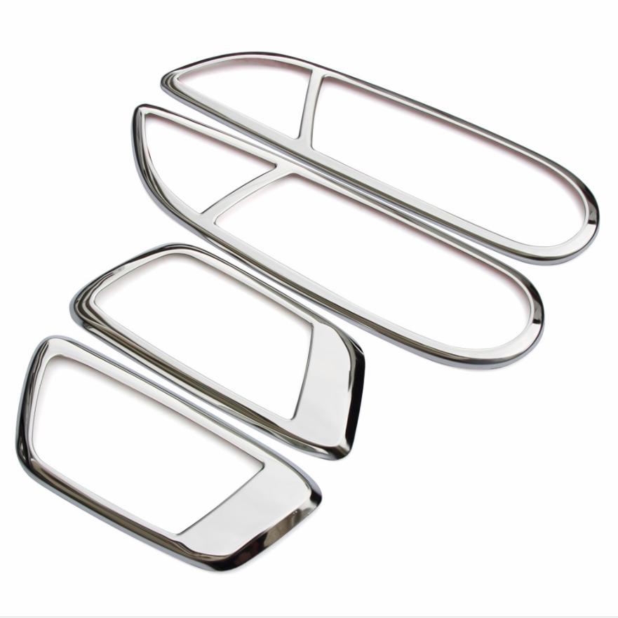 Cheap 4Pcs/set Car Stainless steel Inner door handle stickers Fit for ...