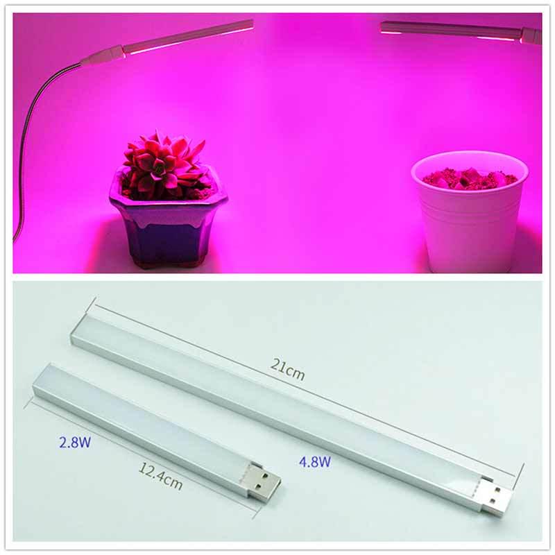 Cheap 14 LED Full Spectrum USB Plant Grow Light for Indoor Hydroponic ...