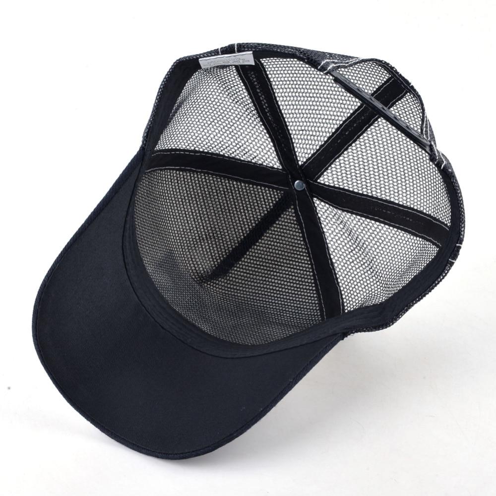 Buy Breathable Mesh Baseball Cap Men Trucker Caps Women Snapback Hip ...