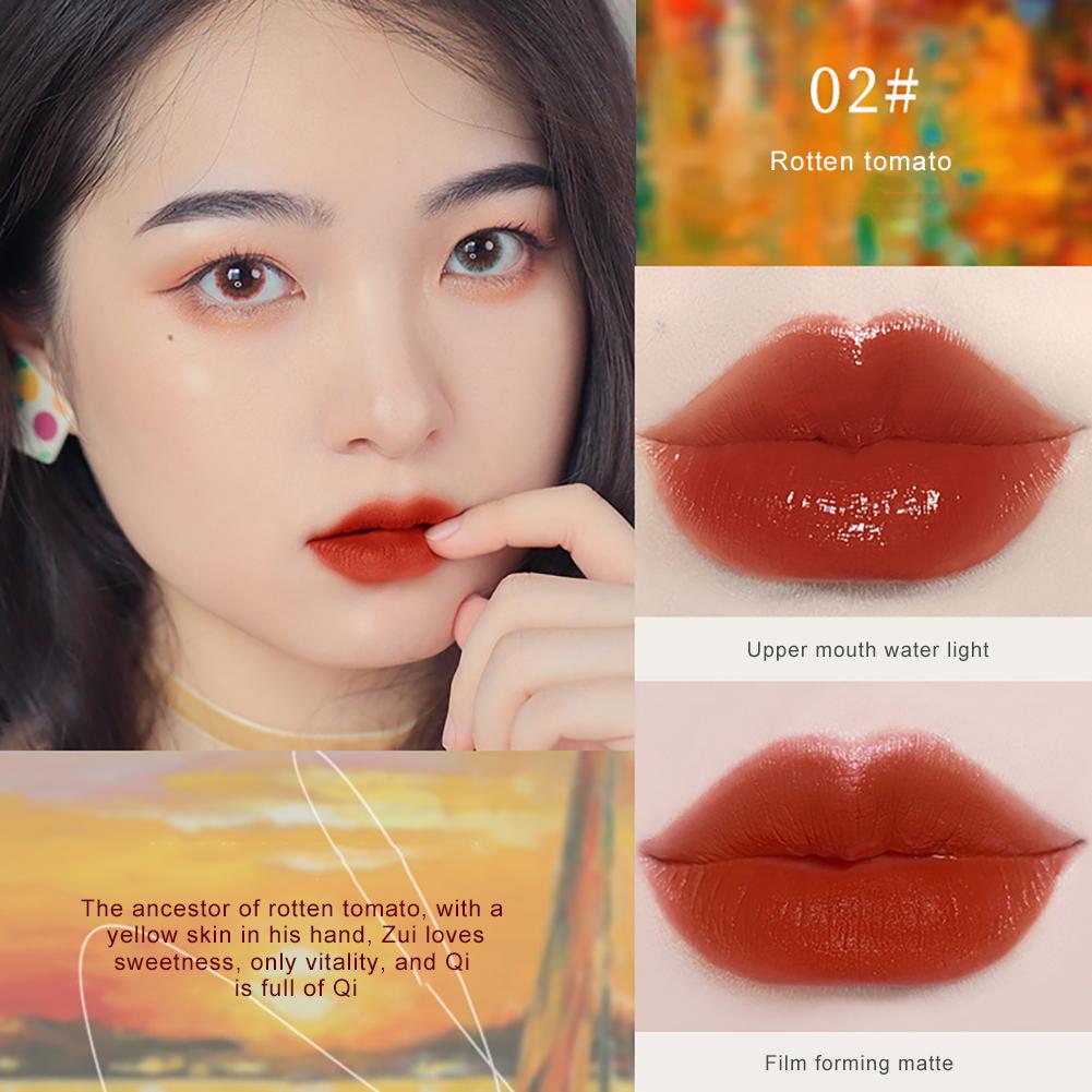 Buy Velvet Matte Lip Glaze Light Feather Soft Mist Water Lip Glaze at ...