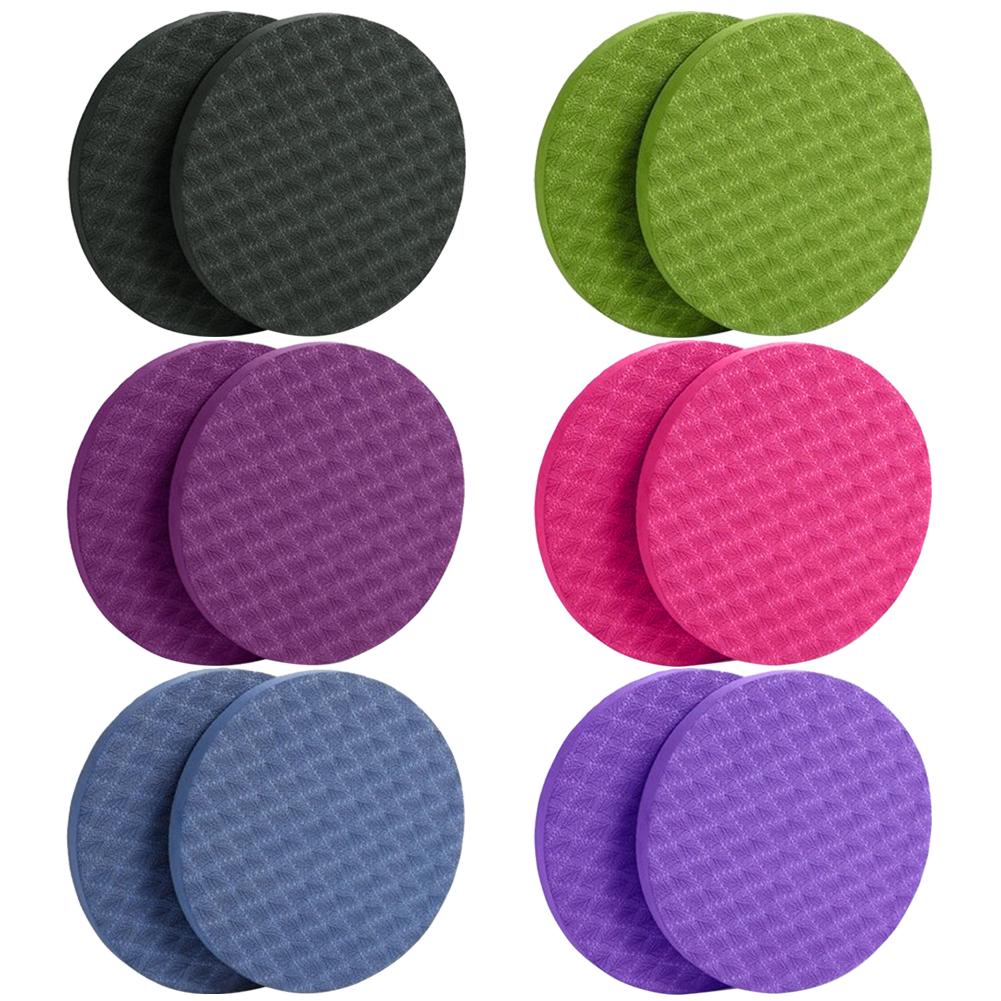 1 Pair Plank Workout Round Knee Pad Fitness Protective Anti-slip Yoga ...