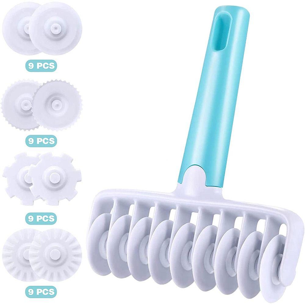 Satın alın Ribbon Cutter Lattice Cutter Pie Crust Decorator Embosser ...