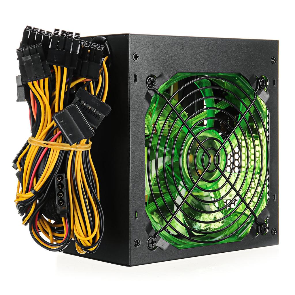 Buy 800W 120mm LED Fan ATX Mining Bitcoin Power Supply Power Supply 24 ...
