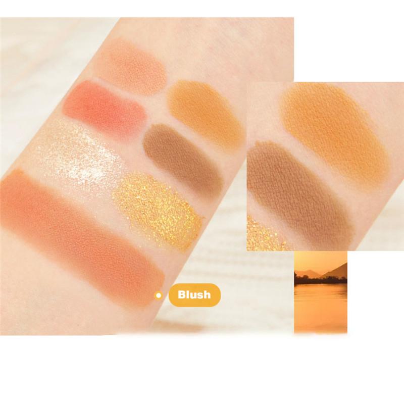 Buy 7 Colors Eye Shadow Matte Eye Shadow Book Blush Butter Honey ...