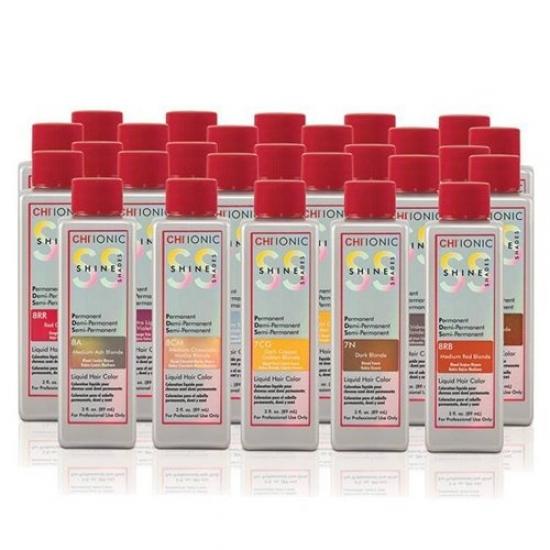 Buy Chi ionic 6cm shine shades light chocolate mocha brown, 89ml chi ...