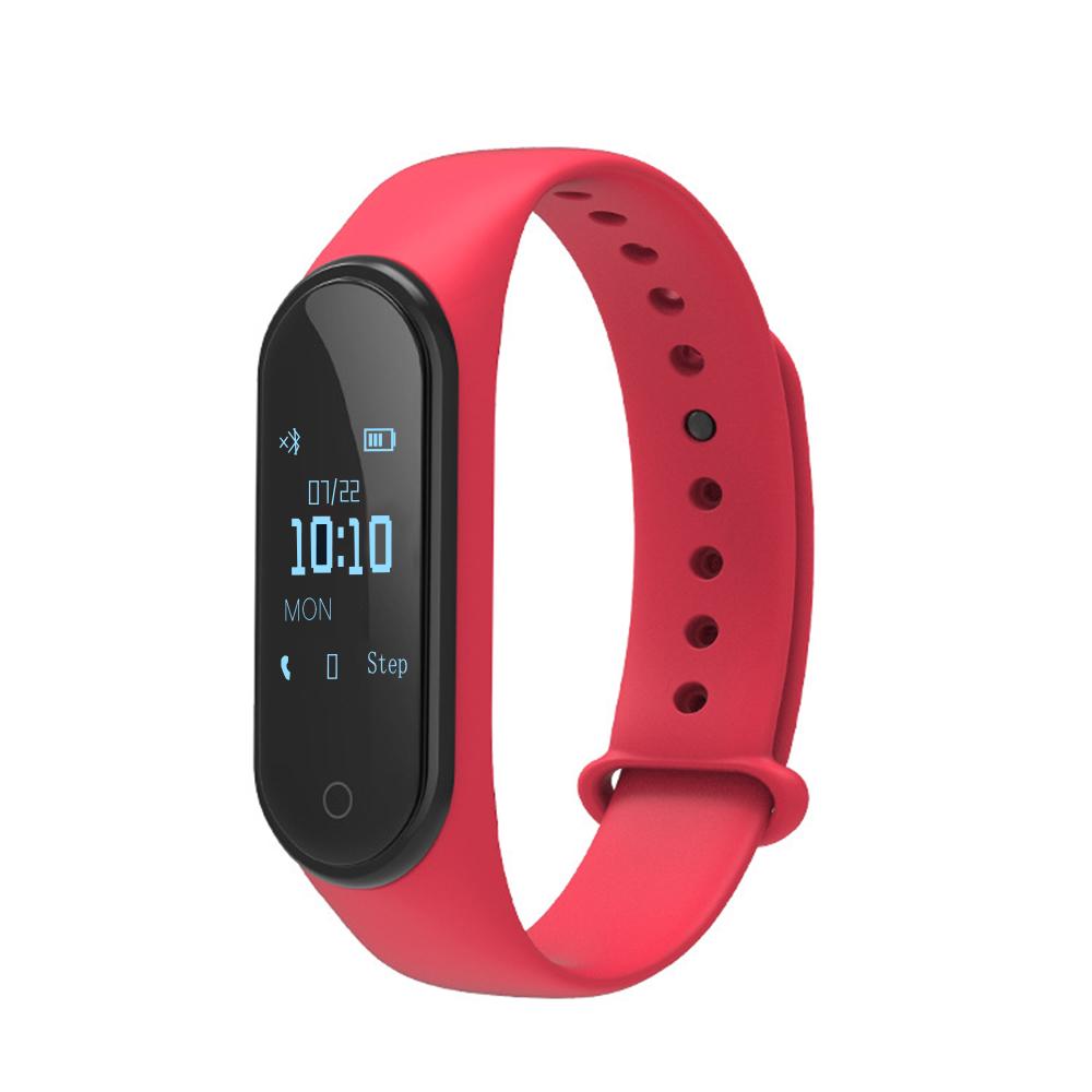 M4 Pro Smart Band Fitness Tracker Watch Bracelet Heart Rate Blood ...